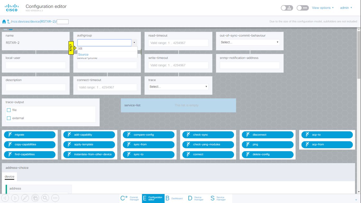 Lab 3: Adding Device in NSO using NSO GUI Mode - RST Forum